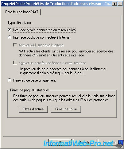 NAT and network routing on Windows Server 2003 - Windows Server - Tutorials - InformatiWeb Pro